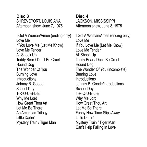 Elvis: June '75 FTD 4 CD Set - Graceland Official Store