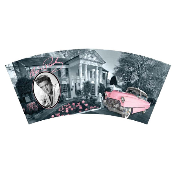 Elvis Pink Classic Car Roses Shot Glass - Graceland Official Store