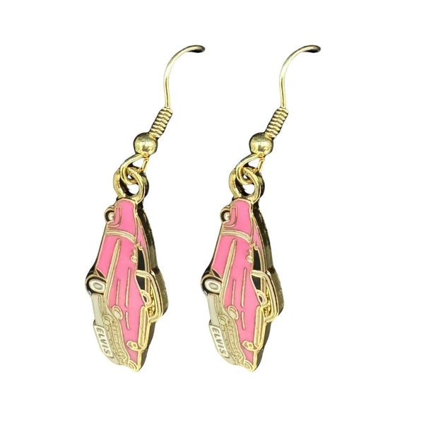Pink Classic Car Earrings - Graceland Official Store