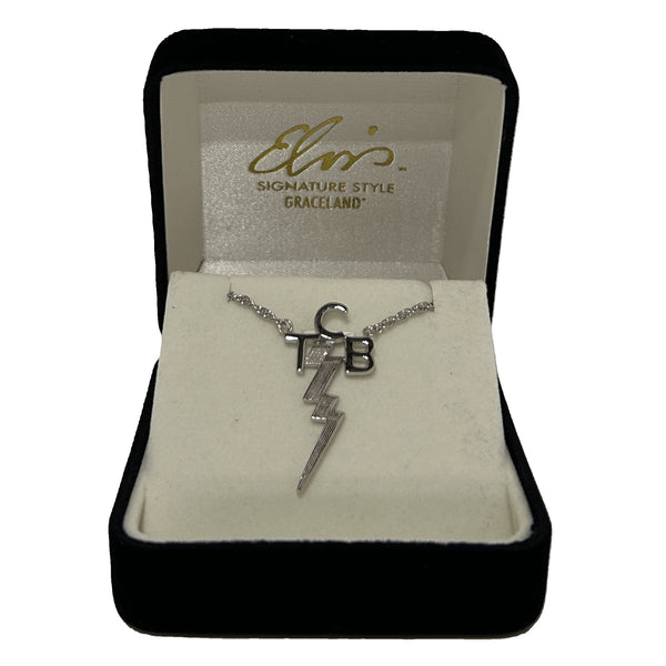 Elvis Signature Style: Sterling Silver TCB Necklace - Graceland ...