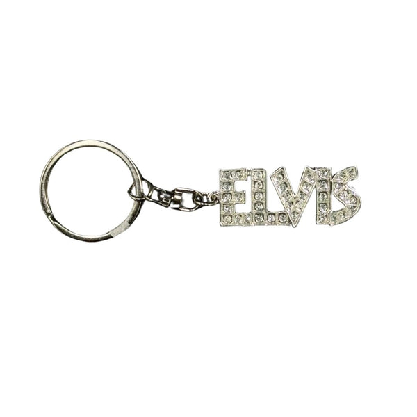 Elvis Clear Bling Key Ring - Graceland Official Store