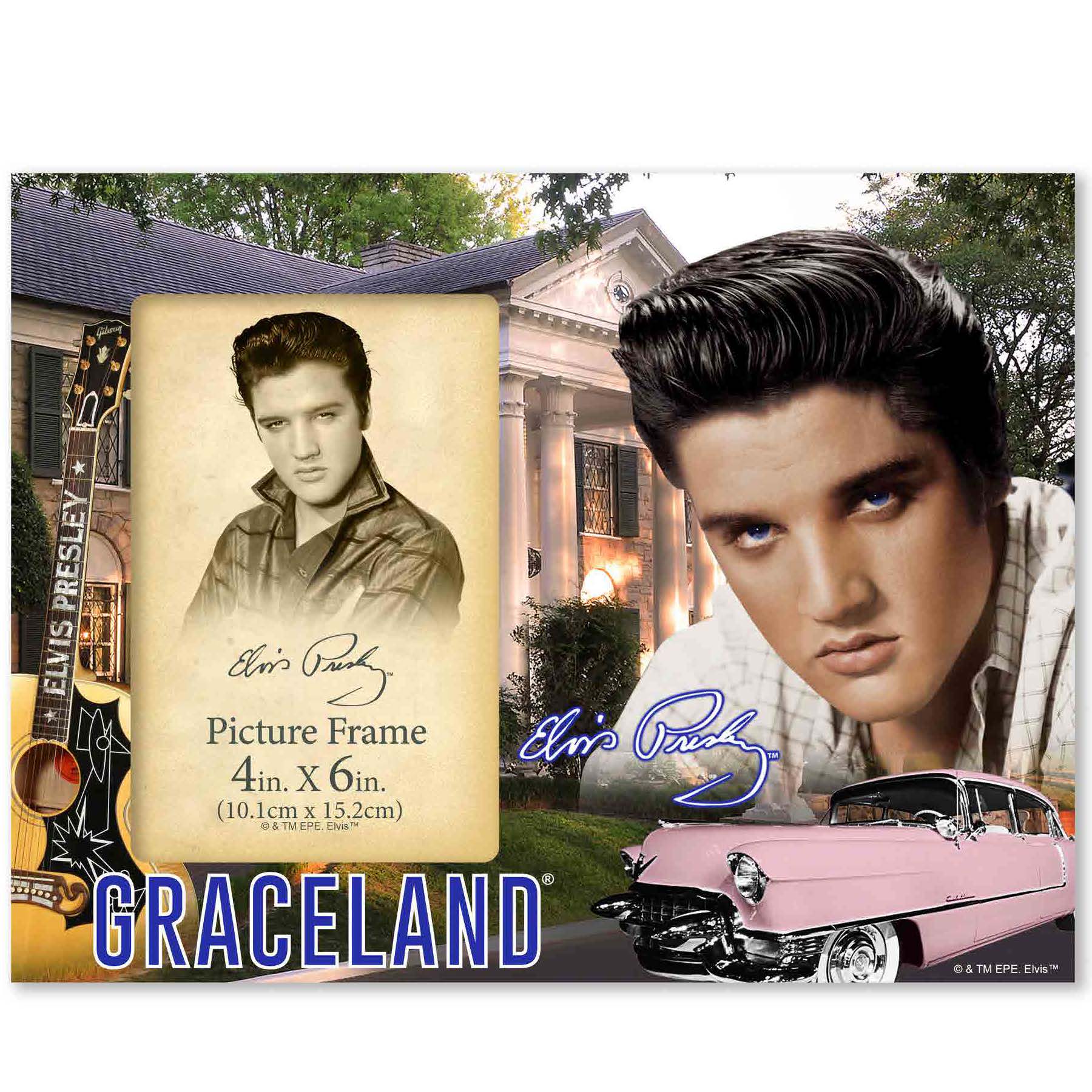 Graceland Elvis Wood Frame - Graceland Official Store