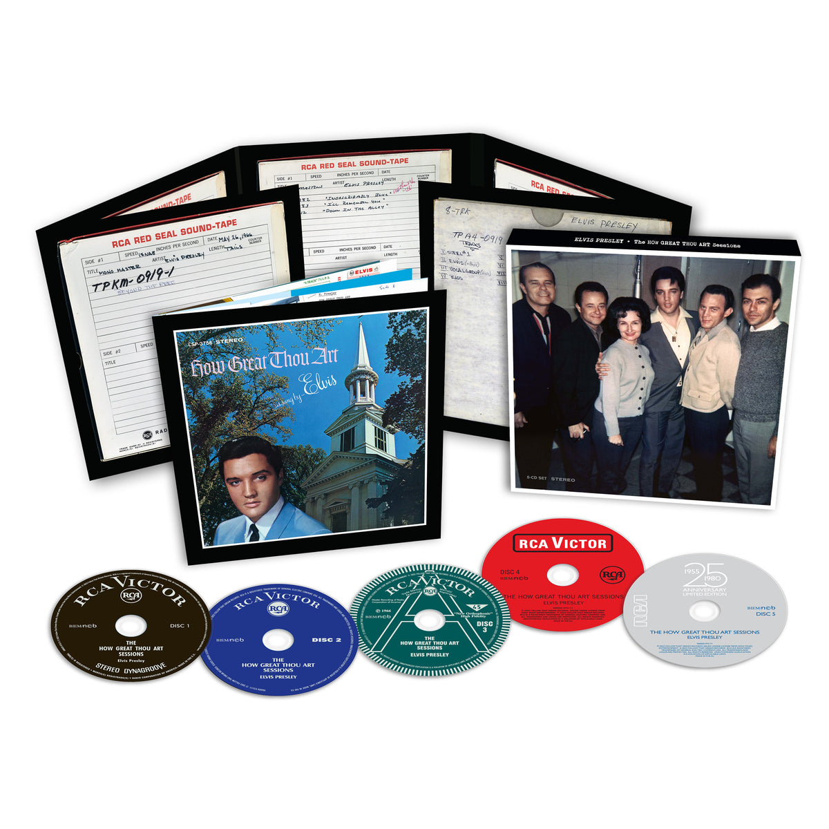 Elvis: The How Great Thou Art Sessions FTD 5 CD Set - Graceland ...