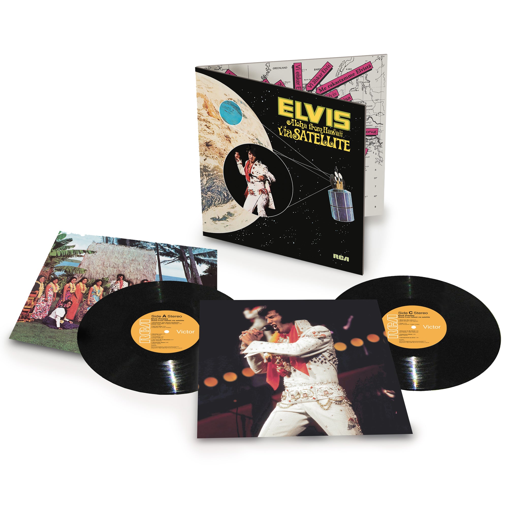 Elvis Presley Aloha From Hawaii Via Satellite LP Set - Graceland ...