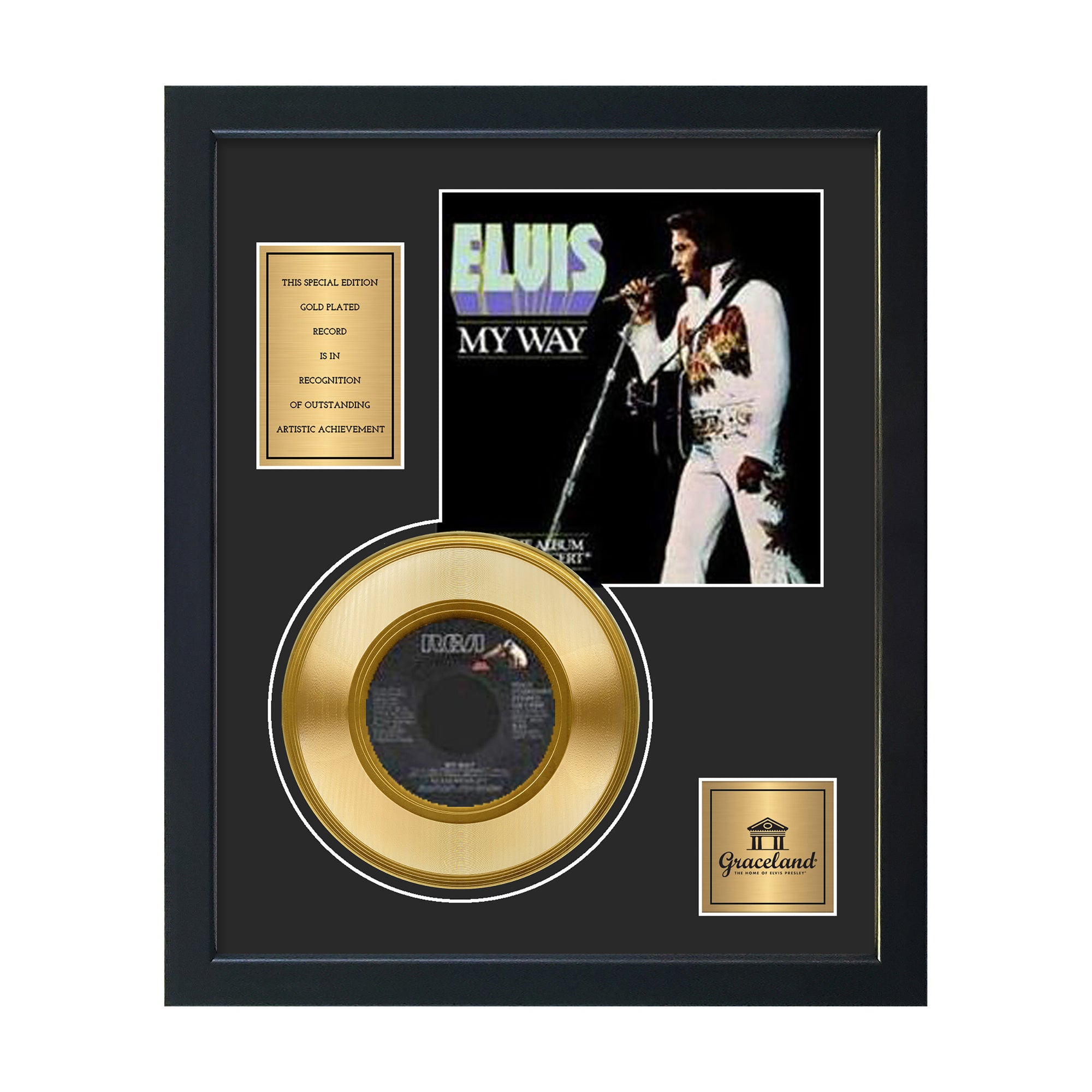 Elvis Presley My Way Gold Record - Graceland Official Store
