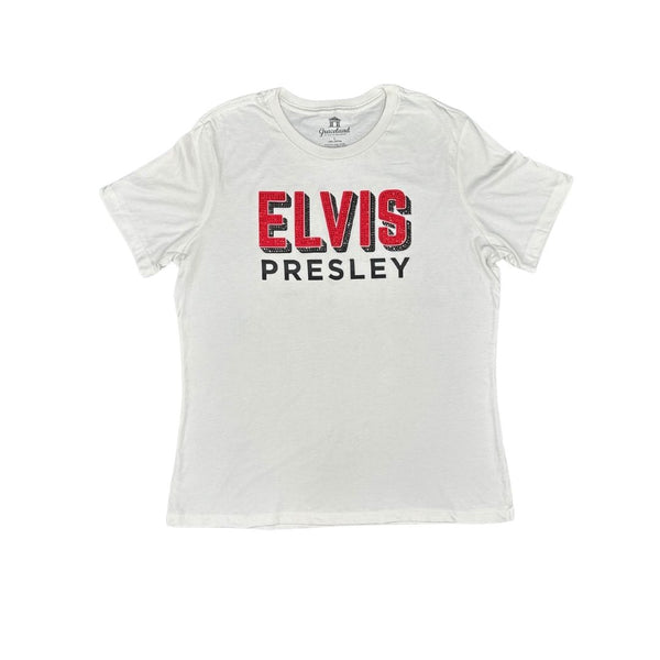 Elvis Presley Rhinestone Women's T-Shirt - Graceland Official Store