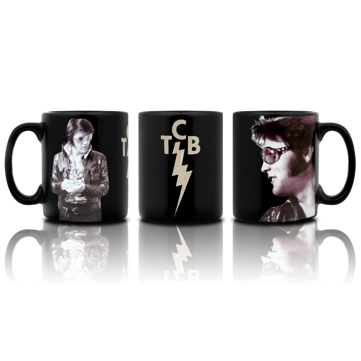 Elvis Presley TCB Shades Collage Coffee Mug - Graceland Official Store