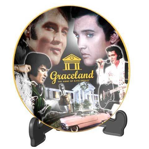 Elvis/Graceland Collage Collectible Plate - Graceland Official Store