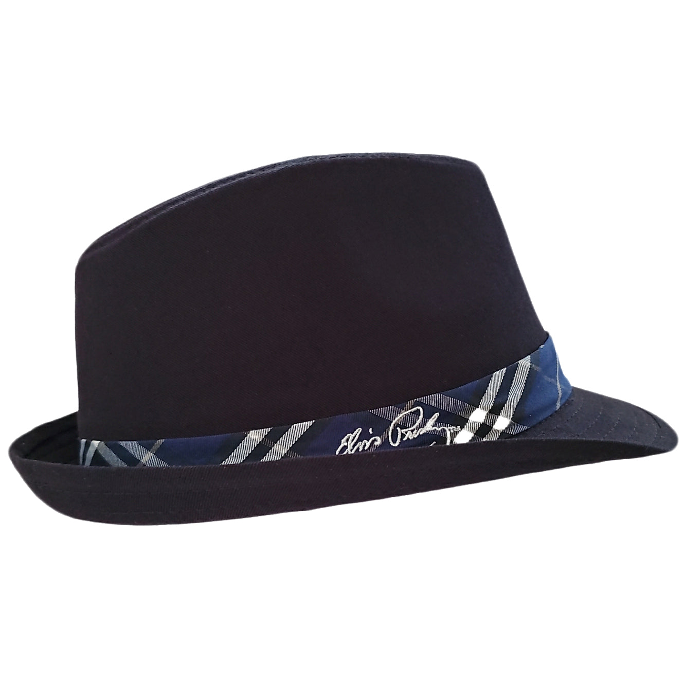 Elvis Presley Signature Blue Plaid Fedora - Graceland Official Store