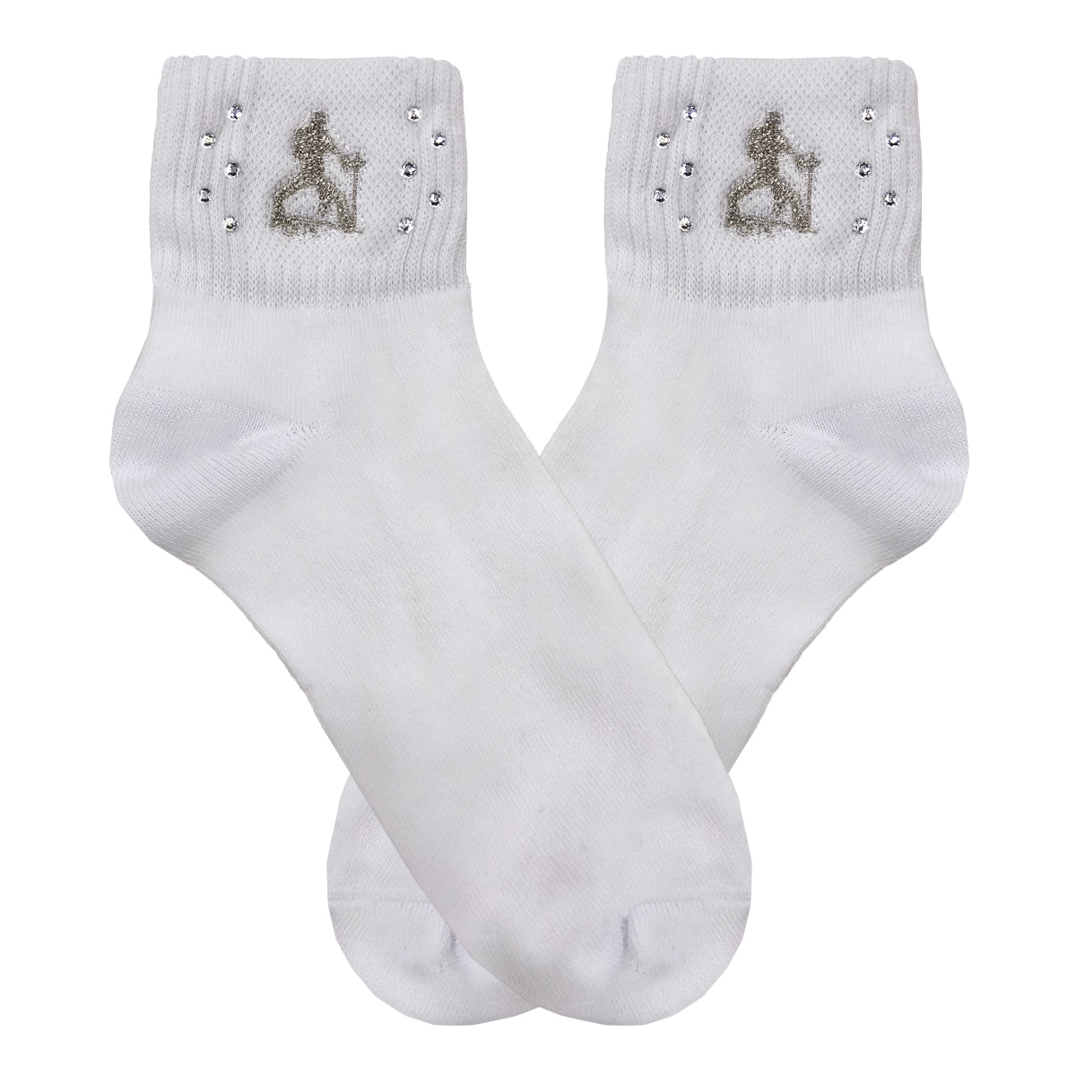 Elvis Silhouette Rhinestone Socks - Graceland Official Store