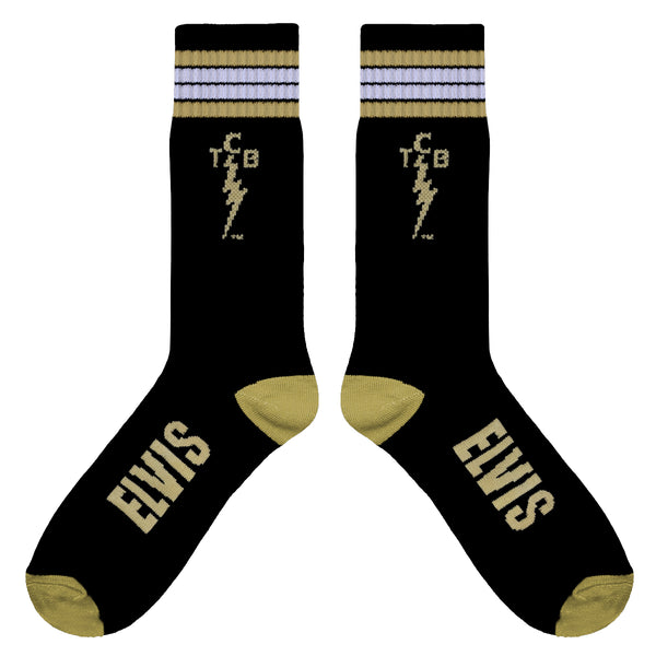Elvis TCB Striped Socks - Graceland Official Store
