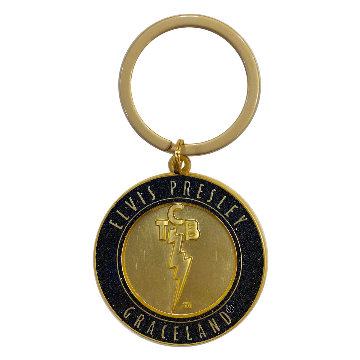 Elvis Presley TCB Graceland Key Ring - Graceland Official Store