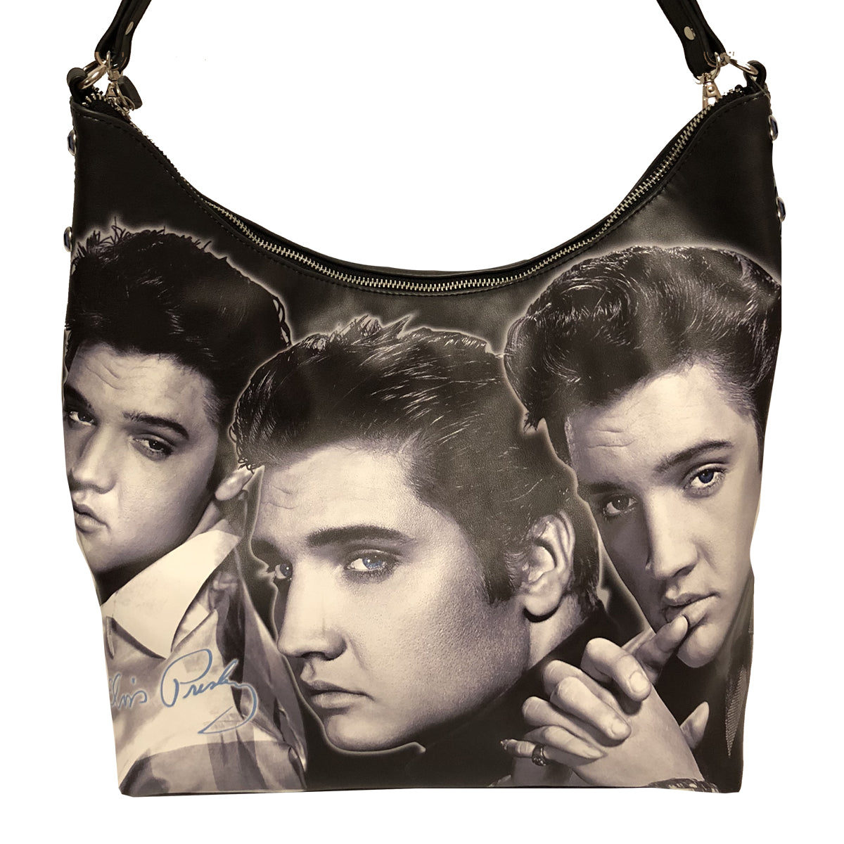Elvis Black and White Collage Handbag - Graceland Official Store
