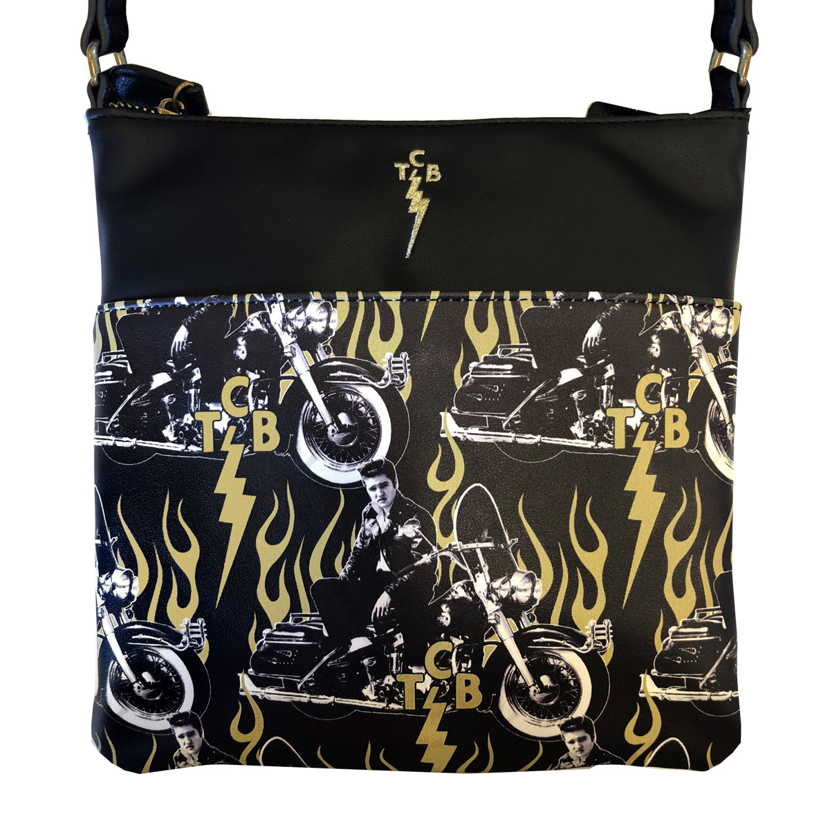 Elvis Motorcycle TCB Crossbody Handbag - Graceland Official Store
