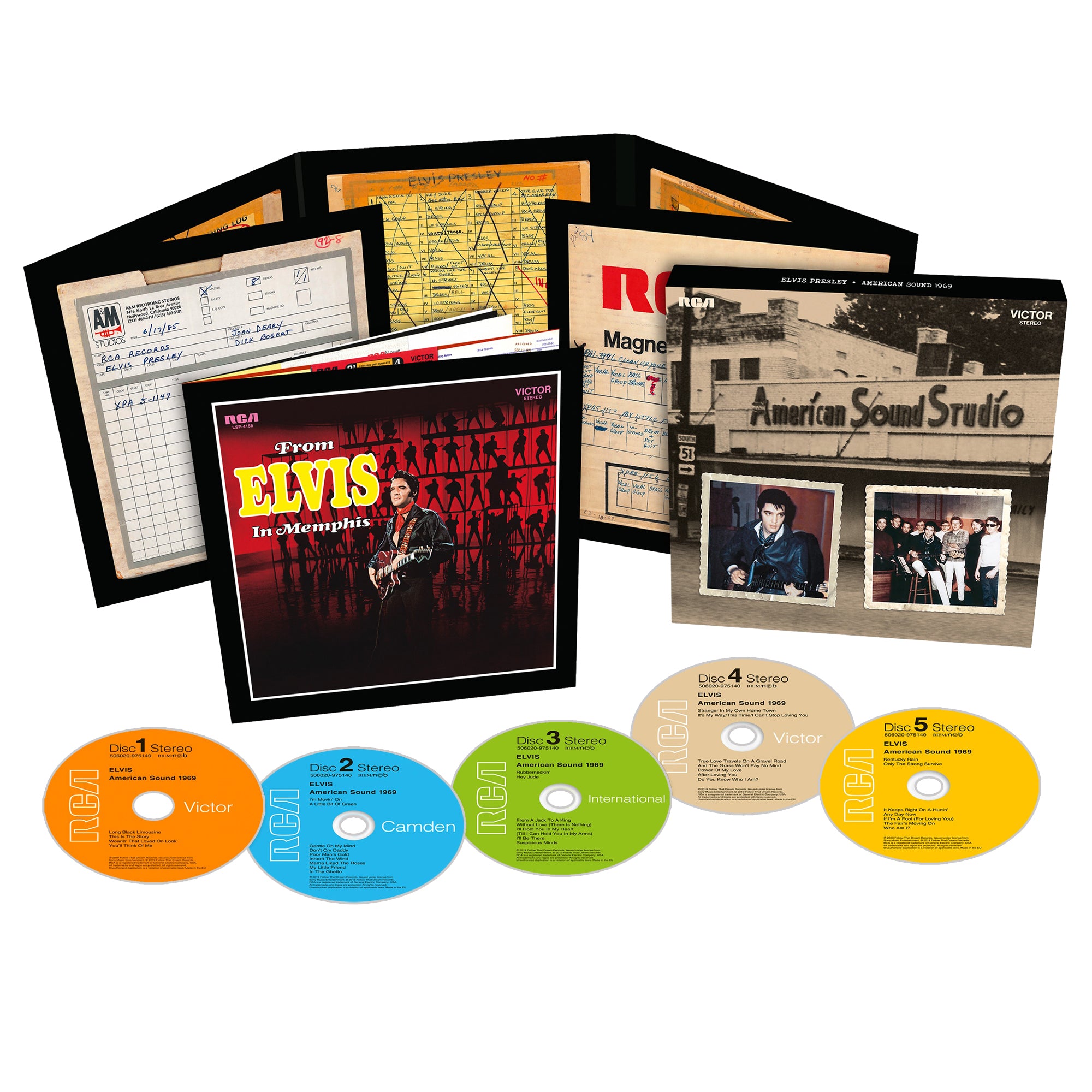 Elvis: American Sound 1969 FTD 5 CD Set - Graceland Official Store
