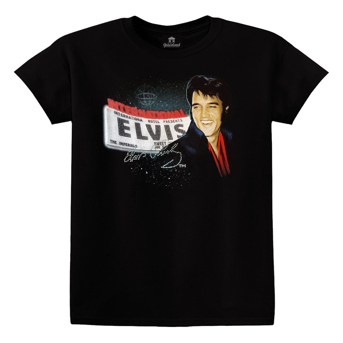 ELVIS Vegas Marquee Women's T-Shirt - Graceland Official Store