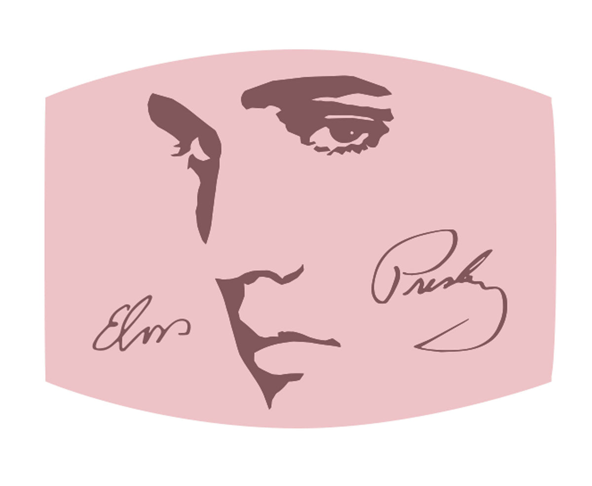 Elvis Presley Signature Profile Face Mask - Graceland Official Store