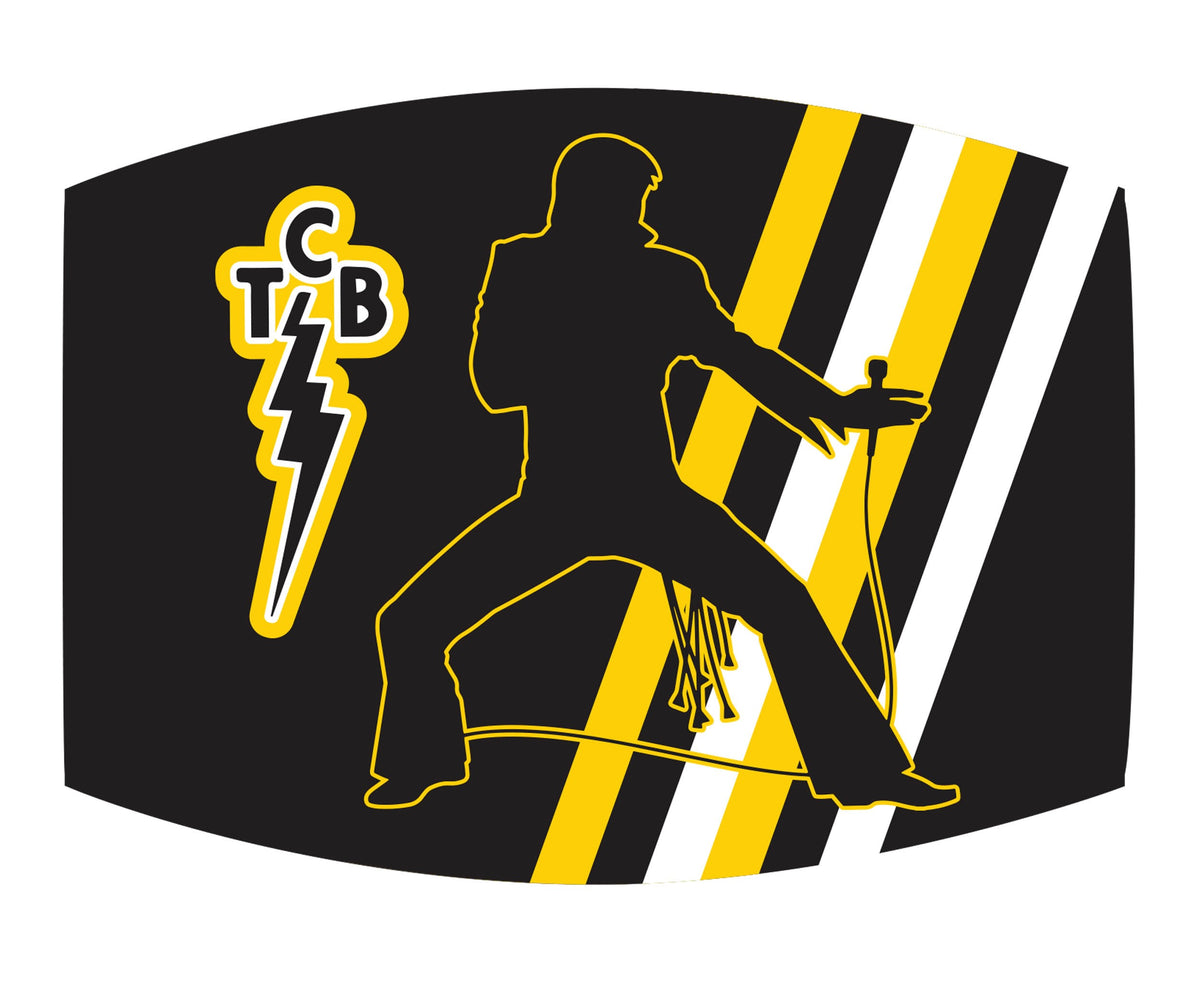 TCB Elvis Silhouette Stripe Face Mask - Graceland Official Store