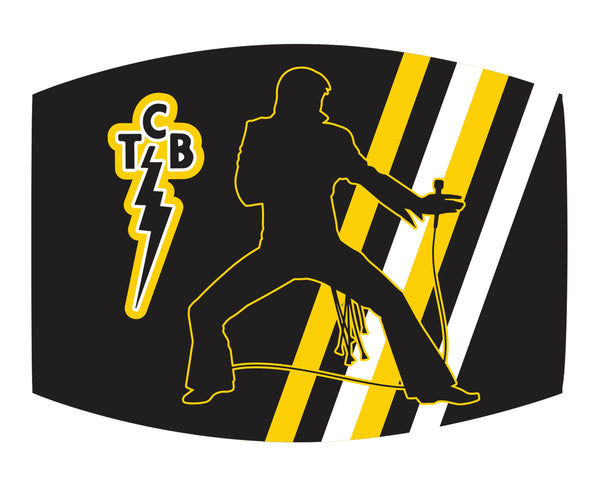 TCB Elvis Silhouette Stripe Face Mask - Graceland Official Store