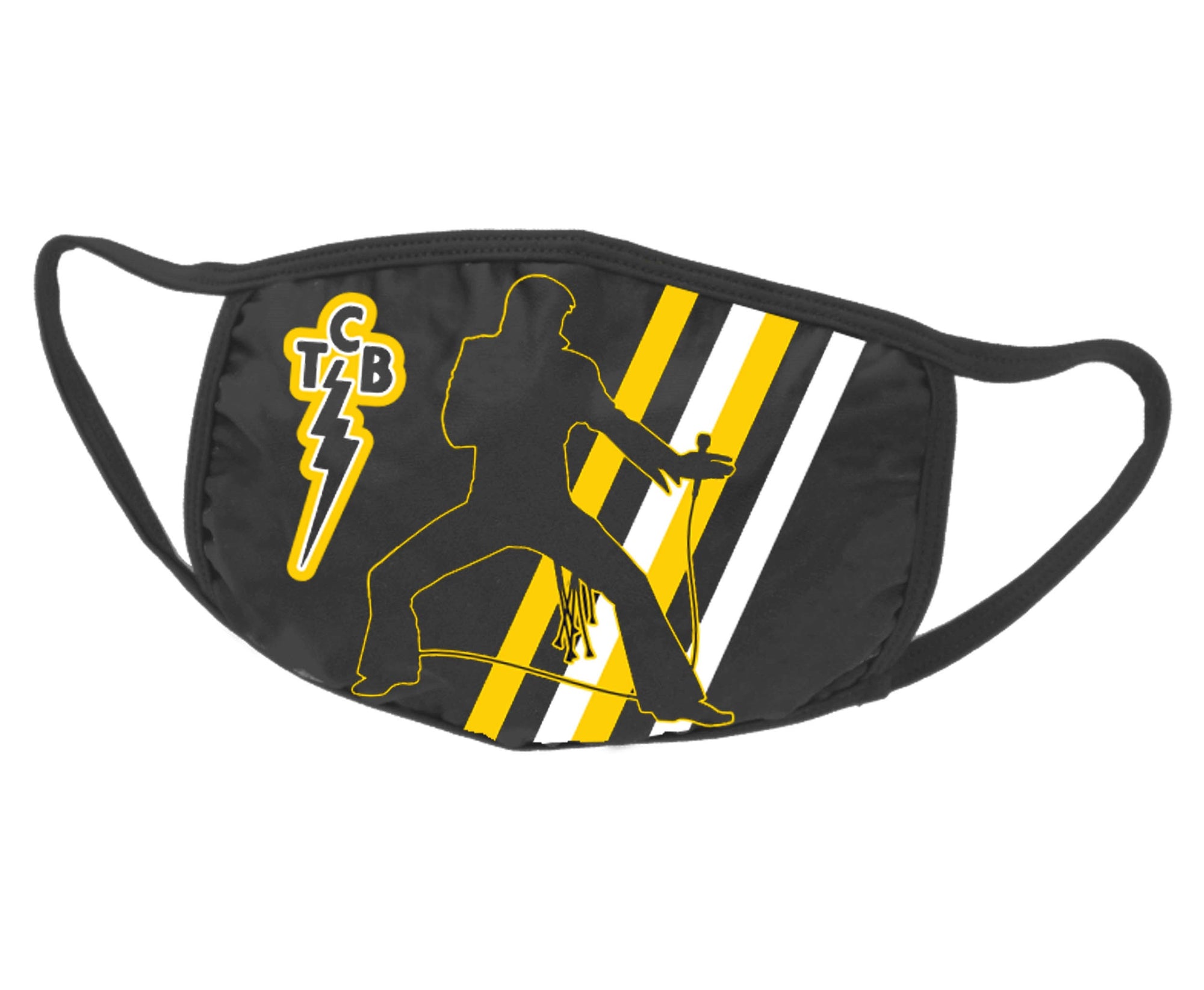 TCB Elvis Silhouette Stripe Face Mask - Graceland Official Store