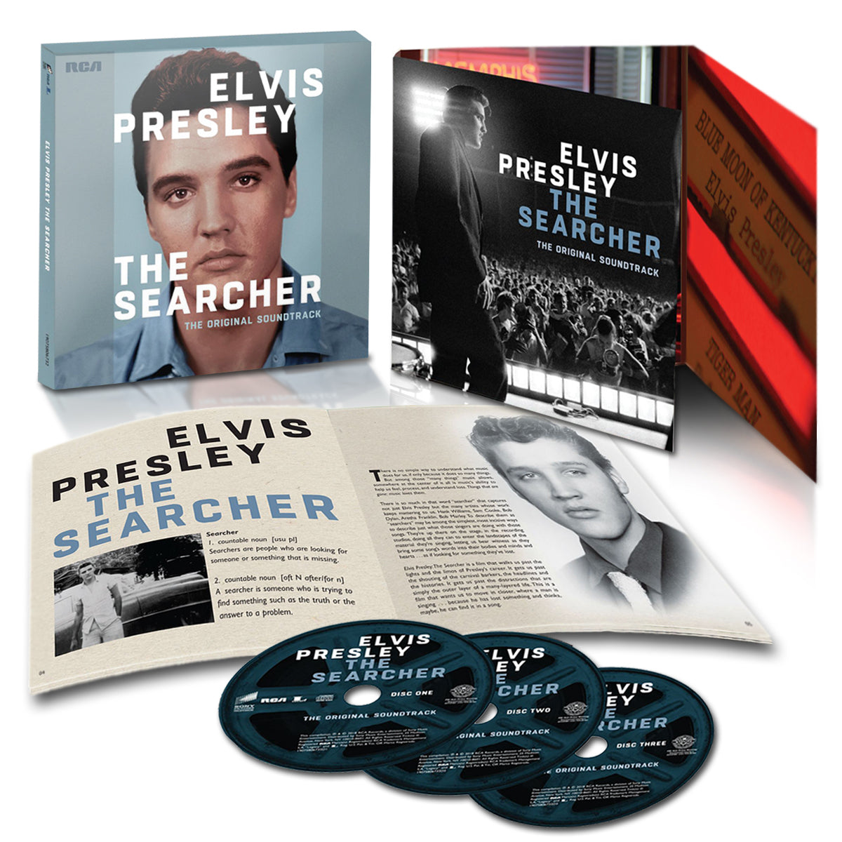 Elvis Presley: The Searcher (The Original Soundtrack) Deluxe 3 CD Box ...